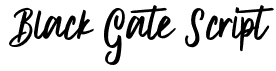 Black Gate Script: Free Font Download | MaisFontes