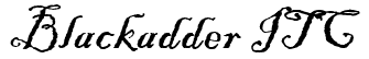 Blackadder ITC Font: Free Download | MaisFontes