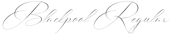 Blackpool Regular Font: Free Download | MaisFontes