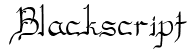 Blackscript Font: Free Download | MaisFontes