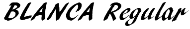 BLANCA Regular Font: Free Download | MaisFontes