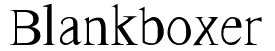 Blankboxer: Free Font Download | MaisFontes