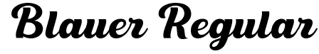 Blauer Regular Font: Free Download | MaisFontes