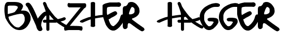 BLAZTER TAGGER Font: Free Download | MaisFontes