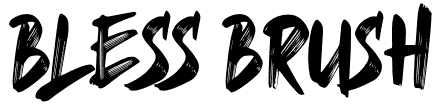 BLESS BRUSH Font: Free Download | MaisFontes