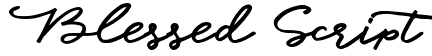 Blessed Script: Free Font Download | MaisFontes
