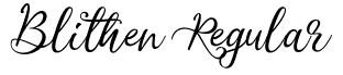Blithen Regular: Baixar Fonte Grátis | MaisFontes