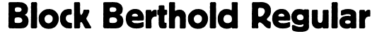 Block Berthold Regular Font: Free Download | MaisFontes