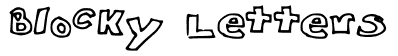 Blocky Letters: Free Font Download | MaisFontes