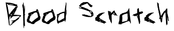 Blood Scratch: Free Font Download | MaisFontes
