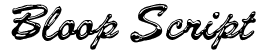 Bloop Script: Free Font Download | MaisFontes