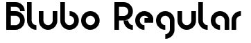 Blubo Regular: Baixar Fonte Grátis | MaisFontes