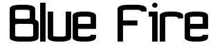 Blue Fire: Free Font Download | MaisFontes