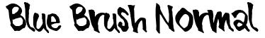 Blue Brush Normal Font: Free Download | MaisFontes
