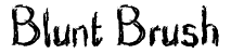 Blunt Brush: Descargar Fuente Gratis | MaisFontes