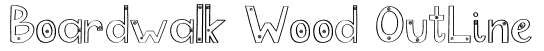 Boardwalk Wood OutLine: Free Font Download | MaisFontes