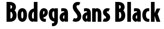 Bodega Sans Black Font: Free Download | MaisFontes