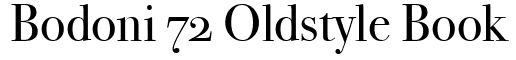 Bodoni 72 Book: Download Free Font | MaisFontes
