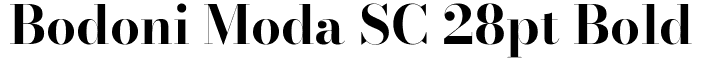 Bodoni Moda SC 28pt Bold Font: Free Download | MaisFontes
