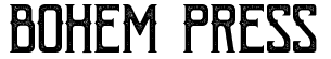 Bohem Press: Free Font Download | MaisFontes