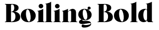 Boiling Bold: Free Font Download | MaisFontes