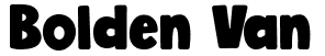 Bolden Van Font: Free Download | MaisFontes