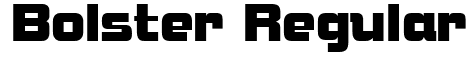 Bolster Regular: Free Font Download | MaisFontes