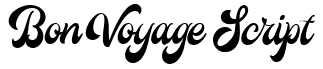 Bon Voyage Script: Free Font Download | MaisFontes