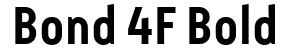 Bond 4F Bold Font: Free Download | MaisFontes