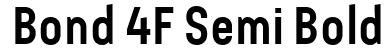 Bond 4F Semi Bold Font: Free Download | MaisFontes