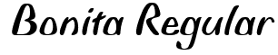 Bonita Regular: Free Font Download | MaisFontes