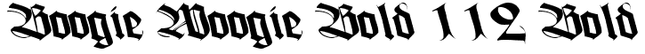 Boogie Woogie Bold 112 Bold: Free Font Download | MaisFontes
