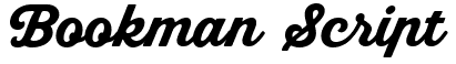 Bookman Script Font: Free Download | MaisFontes