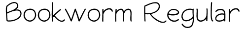 Bookworm Regular: Free Font Download | MaisFontes
