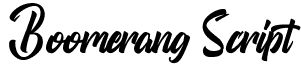 Boomerang Script Font: Free Download | MaisFontes