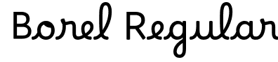 Borel Regular Font: Free Download | MaisFontes
