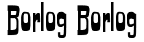 Borlog Borlog: Free Font Download | MaisFontes