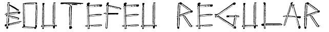 Boutefeu Regular Font: Free Download | MaisFontes