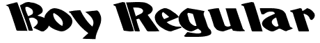 Boy Regular: Baixar Fonte Grátis | MaisFontes