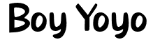 Boy Yoyo: Free Font Download | MaisFontes