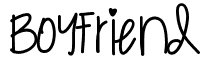 Boyfriend: Free Font Download | MaisFontes