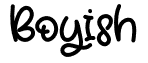 Boyish Font: Free Download | MaisFontes