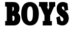 Boys: Baixar Fonte Grátis | MaisFontes