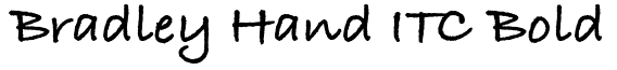 Bradley Hand ITC: Baixar Fonte Grátis | MaisFontes