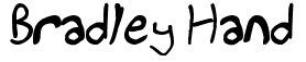 Bradley Hand ITC TT Bold: Free Font Download | MaisFontes