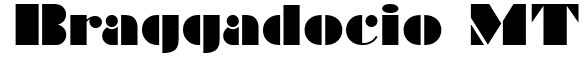 Braggadocio MT Std Font: Free Download | MaisFontes