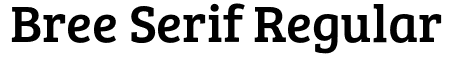 Bree Serif Regular: Baixar Fonte Grátis | MaisFontes