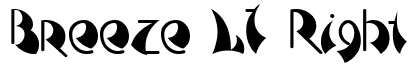 Breeze LT Right Font: Free Download | MaisFontes