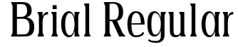 Brial Regular Font: Free Download | MaisFontes