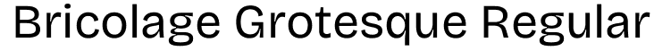 Bricolage Grotesque Font Family: Free Download (Google Fonts) | MaisFontes
